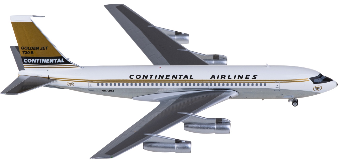 AC211330 Continental Airlines 美国大陆航空 Boeing 720 N57203 AeroClassics 1: ...