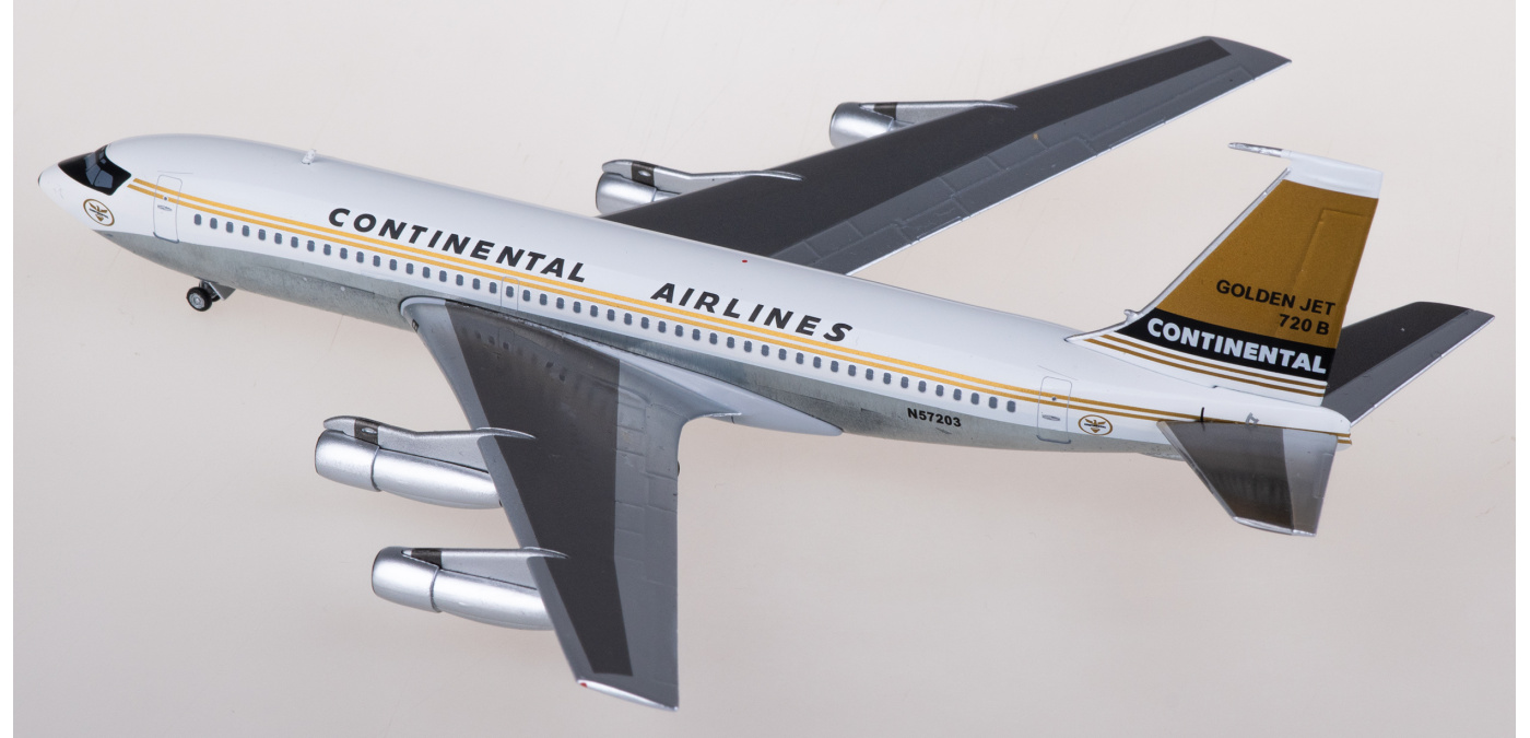 AC211330 Continental Airlines 美国大陆航空 Boeing 720 N57203 AeroClassics 1: ...