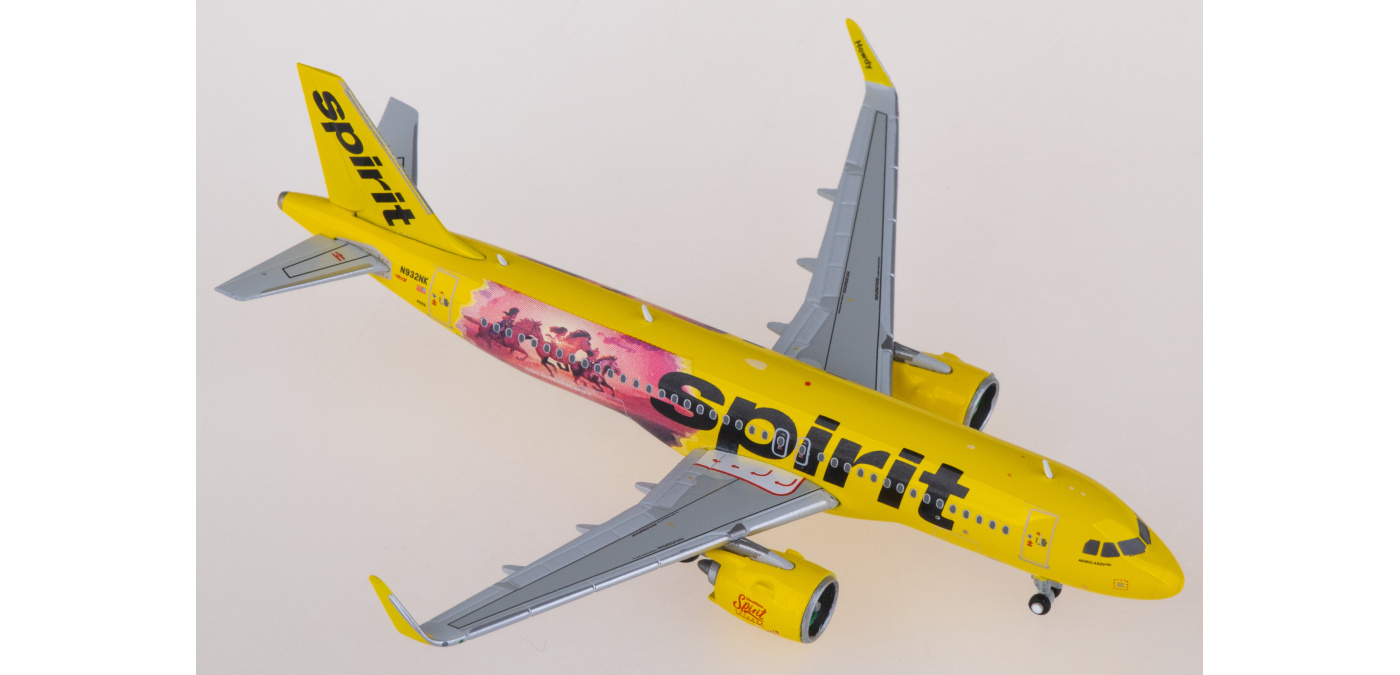 SA4045 Spirit Airlines 精神航空 Airbus A320neo N932NK JC Wings 1:400 -飞机模型世界