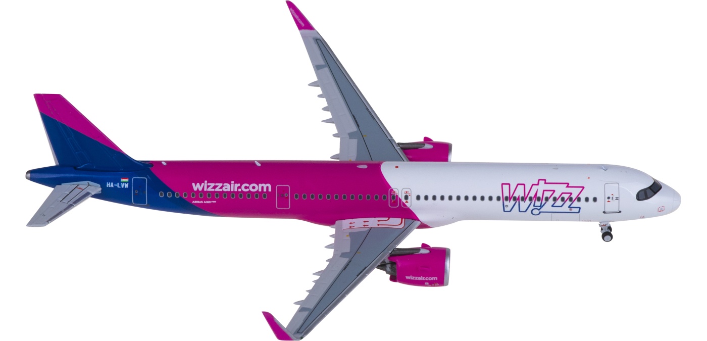 NG13115 Wizz Air 维兹航空 Airbus A321neoHA-LVW NGmodels 1:400 -飞机模型世界