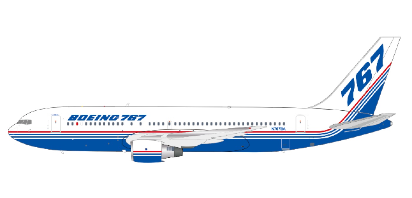 LH4412 Boeing 767-200 N767BA JC Wings 1:400 -飞机模型世界