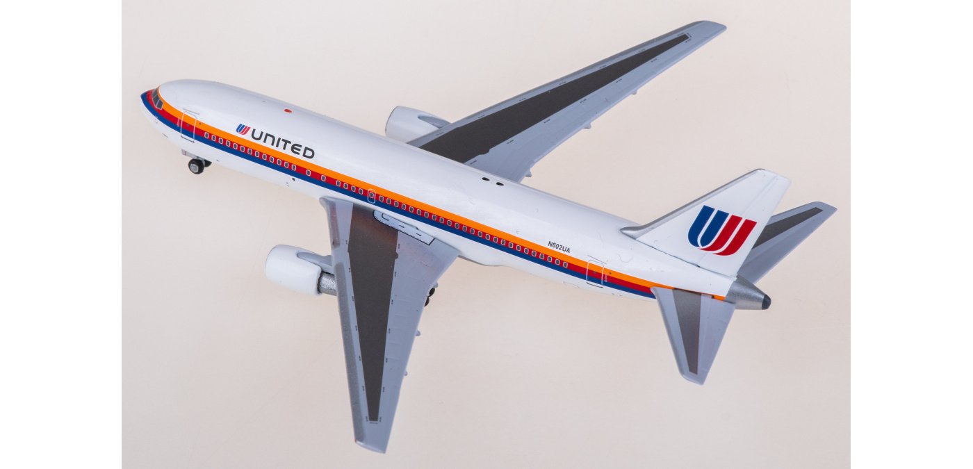 AC411378 United Airlines 美国联合航空 Boeing 767-200 N602UA AeroClassics 1: ...