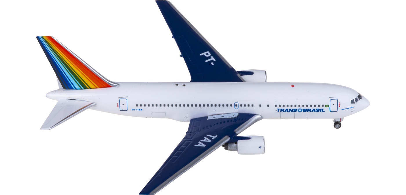 AC411374 Trans Brazil Boeing 767-200 PT-TAA AeroClassics 1:400 -飞机模型世界