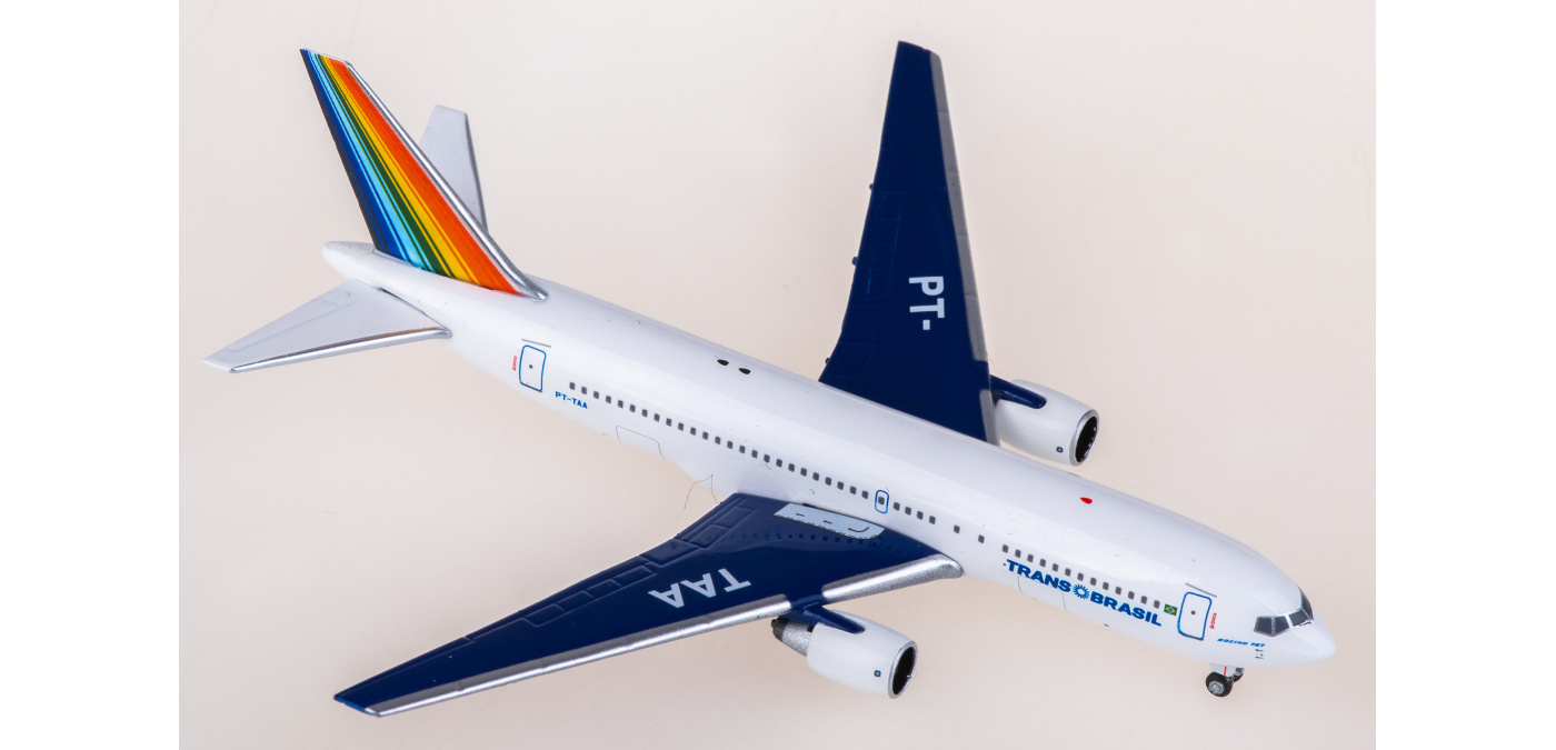 AC411374 Trans Brazil Boeing 767-200 PT-TAA AeroClassics 1:400 -飞机模型世界