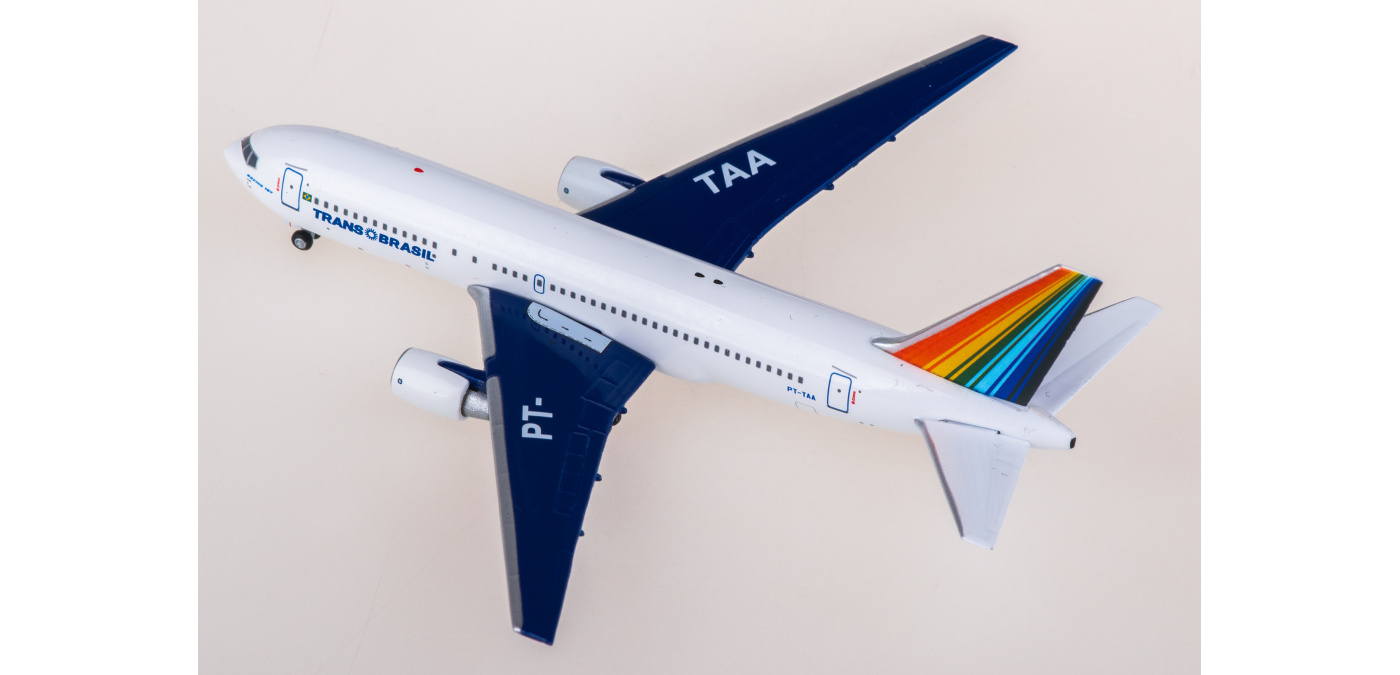AC411374 Trans Brazil Boeing 767-200 PT-TAA AeroClassics 1:400 -飞机模型世界
