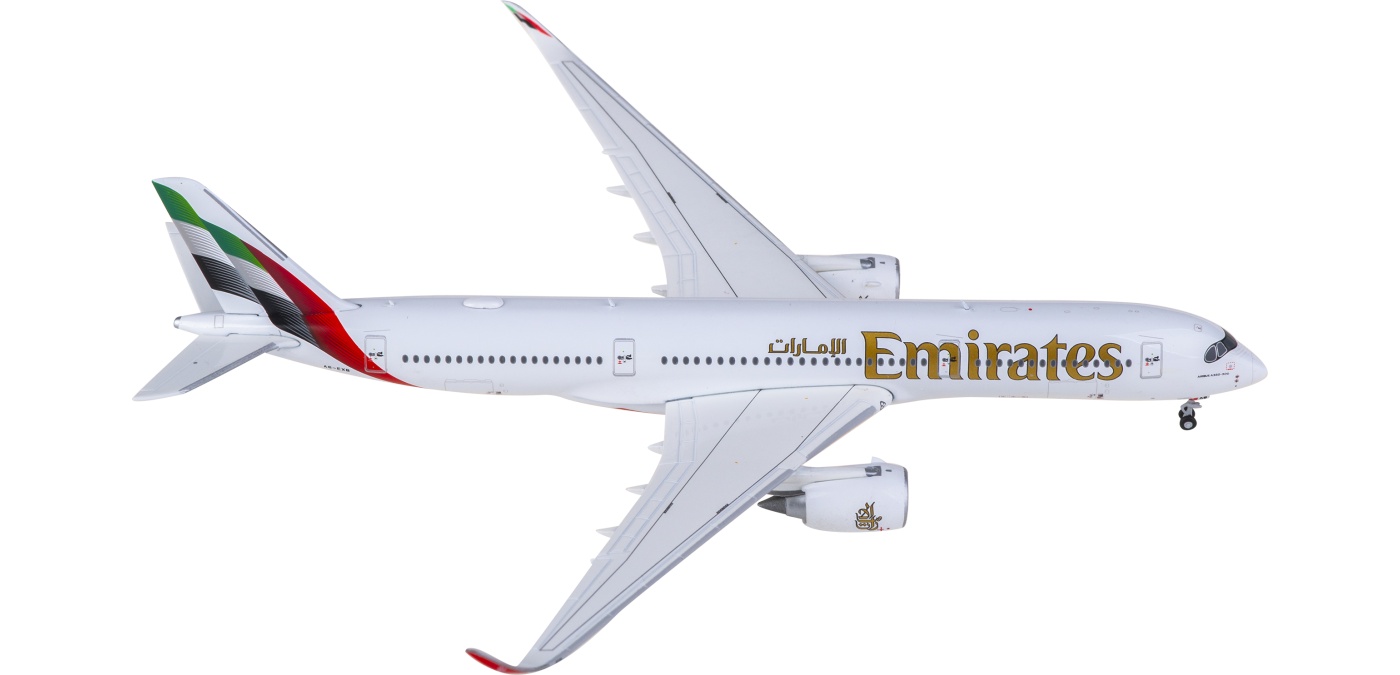 GJUAE2330 Emirates 阿联酋航空 Airbus A350-900 A6-EXB Geminijets 1:400 -飞机模型世界