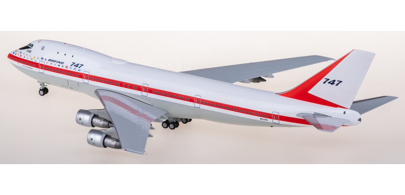 L2064 Boeing 747-100 N7470 SQ Wings 1:200 -飞机模型世界