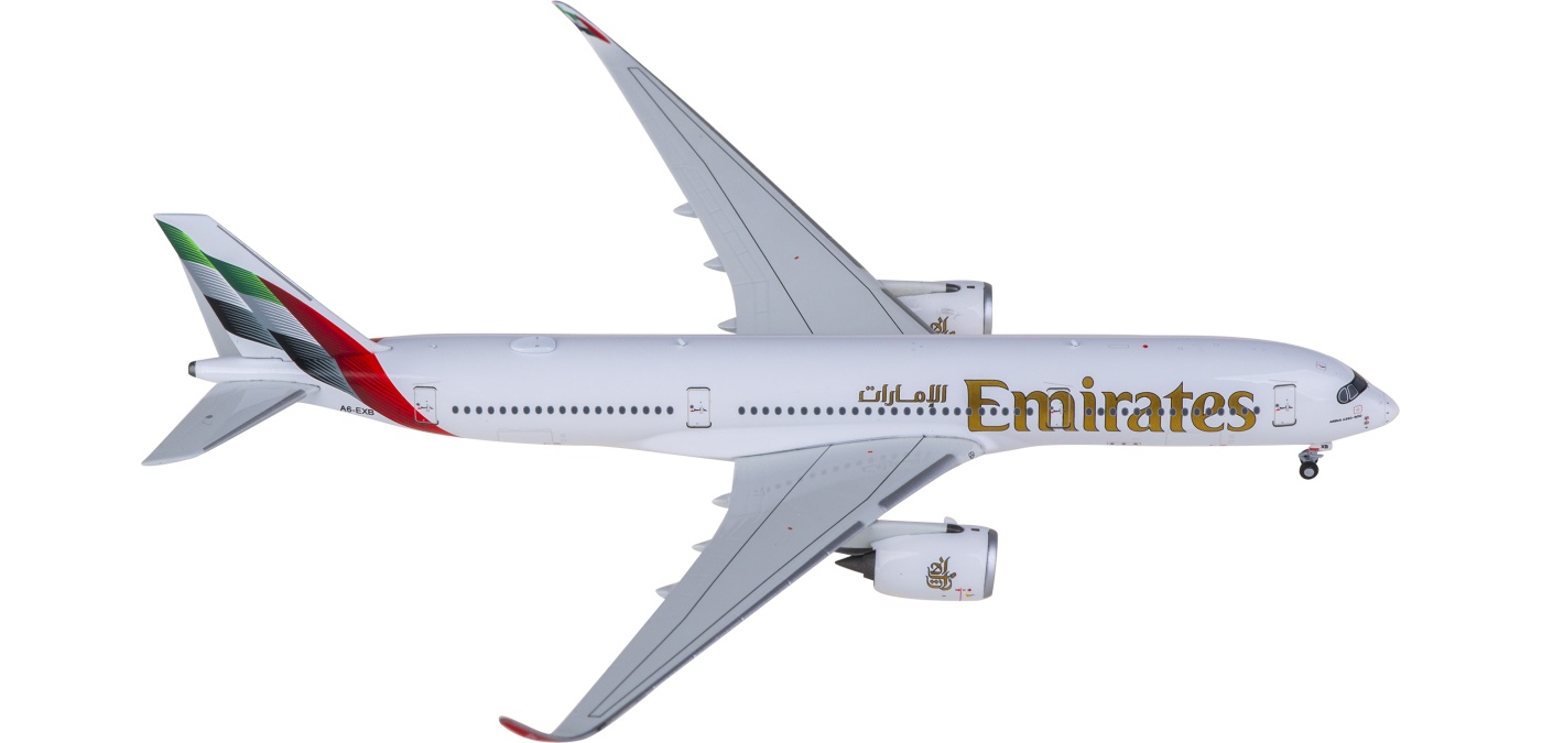 AJ075 Emirates 阿联酋航空 Airbus A350-900 A6-EXB Arabicjets 1:400 -飞机模型世界