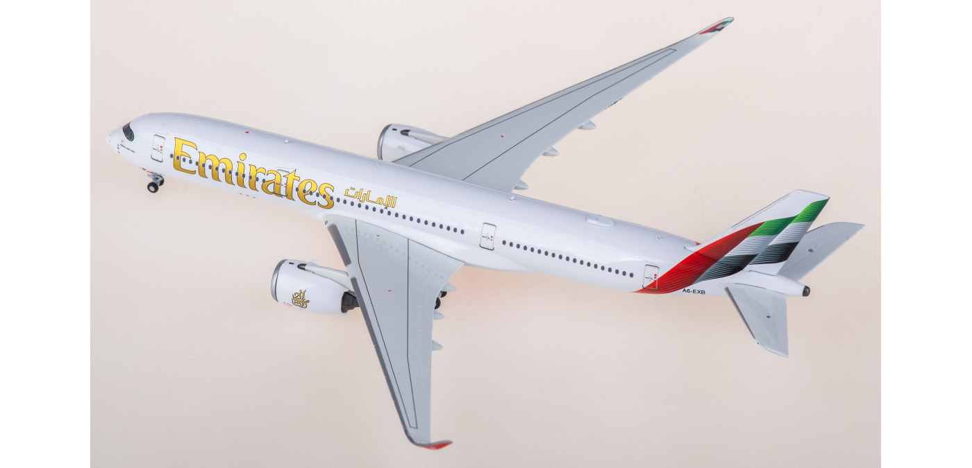 AJ075 Emirates 阿联酋航空 Airbus A350-900 A6-EXB Arabicjets 1:400 -飞机模型世界