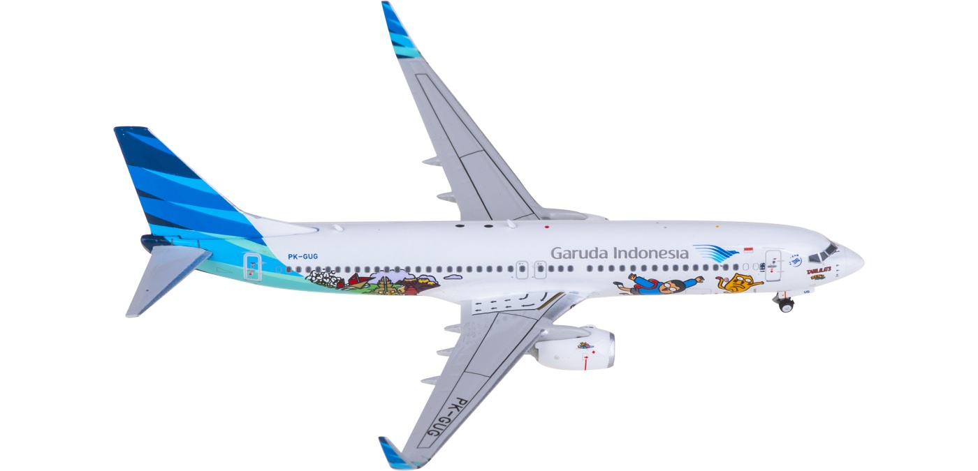 PH11988 Garuda Indonesia 印度尼西亚鹰航 Boeing 737-800 PK-GUG Phoenix 1:400 ...
