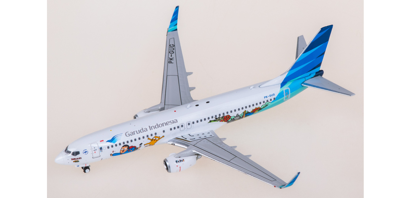 PH11988 Garuda Indonesia 印度尼西亚鹰航 Boeing 737-800 PK-GUG Phoenix 1:400 ...
