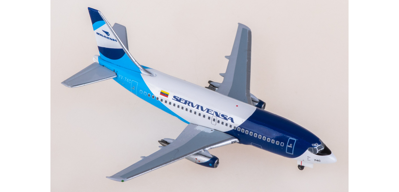 AC411397 Servivensa Boeing 737-200 YV-74C AeroClassics 1:400 -飞机模型世界