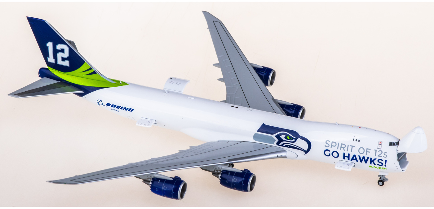 B631006C Boeing 747-8F N770BA 开门版 Hxmodels 1:400 -飞机模型世界