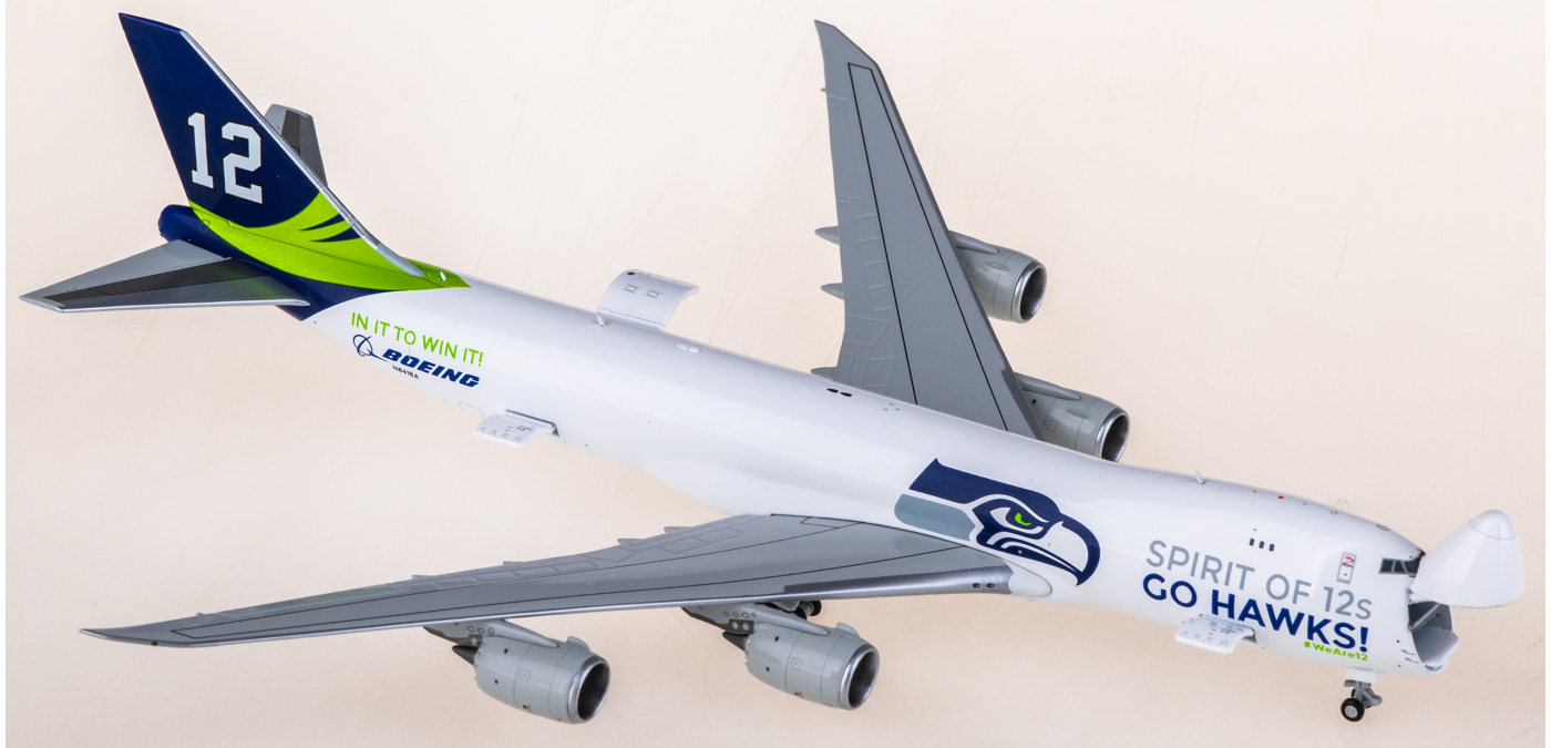 B631007C Boeing 747-8F N841BA 开门版 Hxmodels 1:400 -飞机模型世界