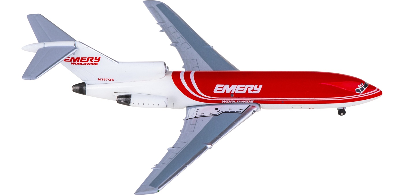 AC411442 Emery Boeing 727-100F N357QS Aeroclassics 1:400 -飞机模型世界