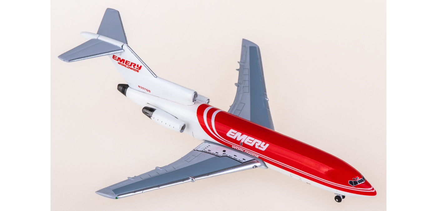 AC411442 Emery Boeing 727-100F N357QS Aeroclassics 1:400 -飞机模型世界