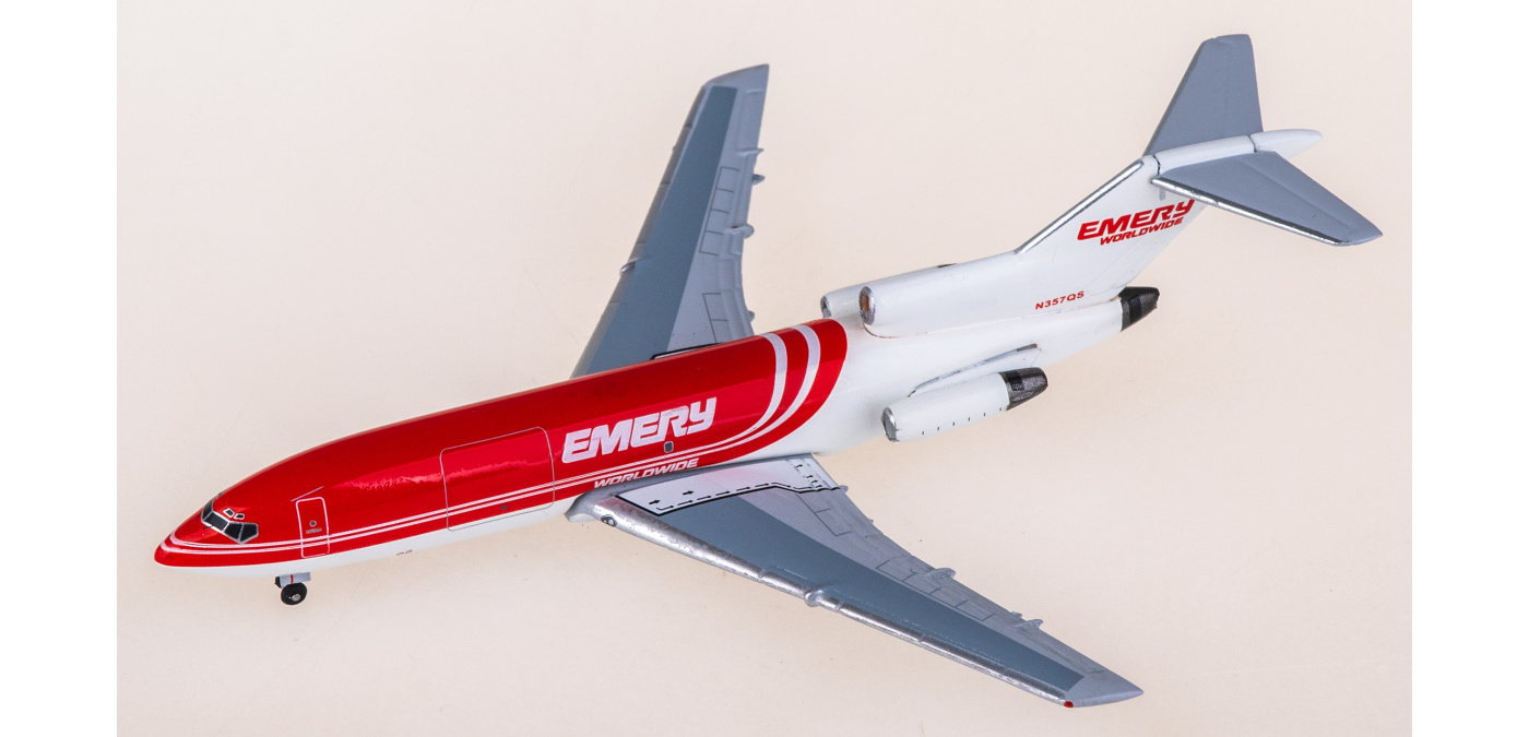 AC411442 Emery Boeing 727-100F N357QS Aeroclassics 1:400 -飞机模型世界