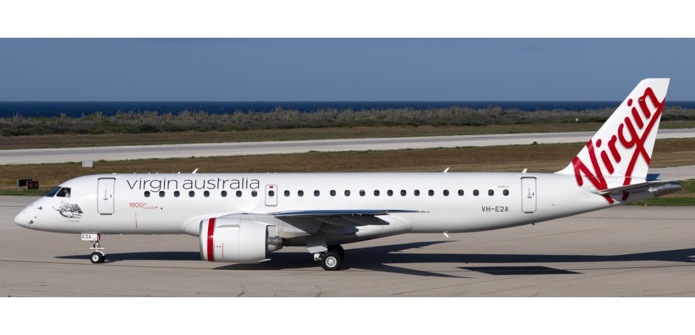 XX40819 Virgin Australia 维珍澳大利亚航空 Embraer ERJ-190-E2 VH-E2A JC Wings 1: ...