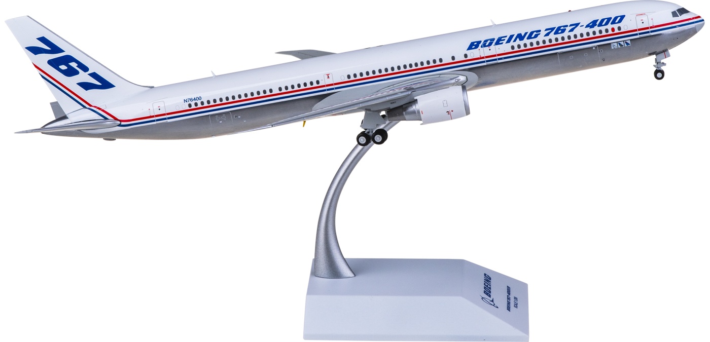 LH2496 Boeing 767-400ER N76400 JC Wings 1:200 -飞机模型世界