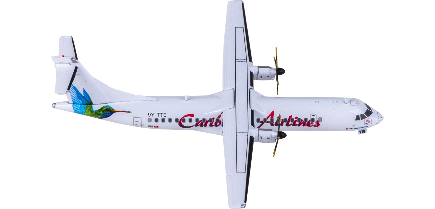 XX40065 Caribbean Airlines 加勒比航空 ATR-72-600 9Y-TTE JC Wings 1:400 -飞机模型世界