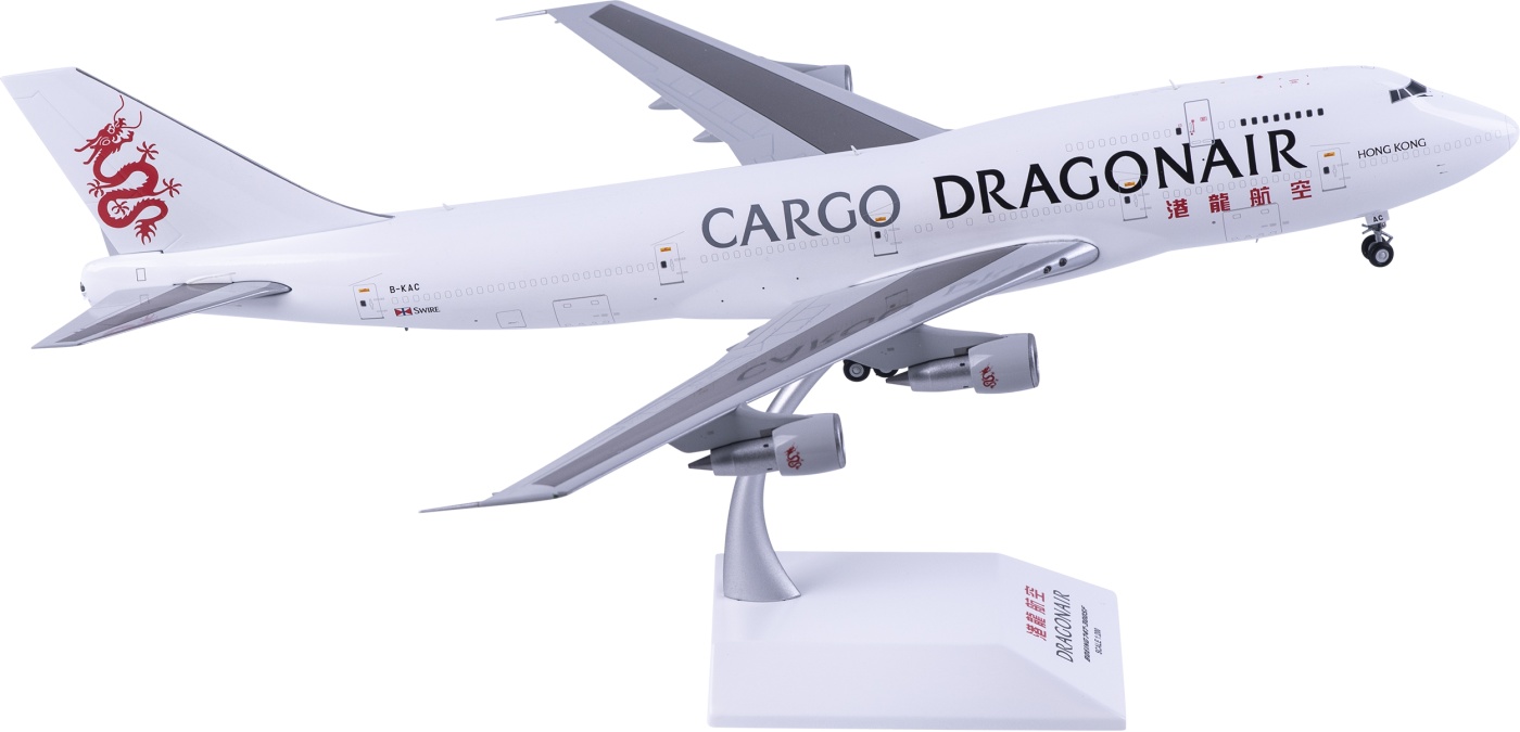 EW2743002 Dragonair 港龙航空 Boeing 747-300SF B-KAC JC Wings 1:200 -飞机模型世界