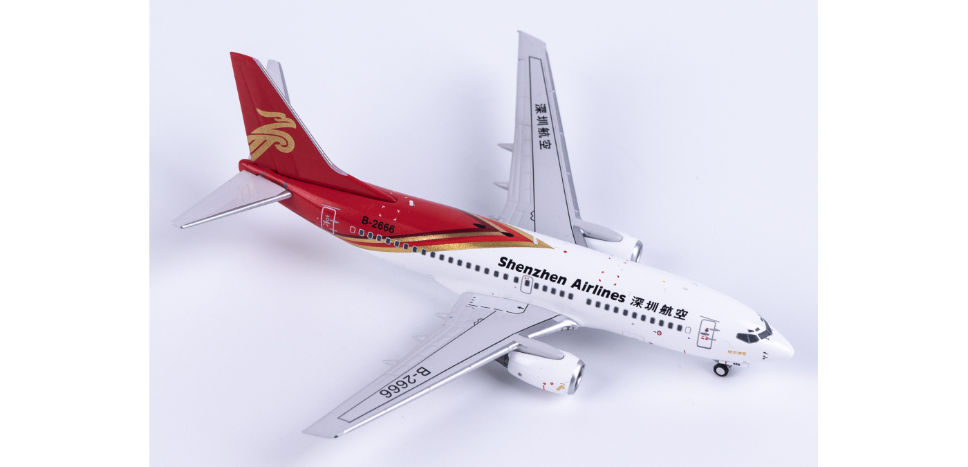 CW25016 Shenzhen Airlines 深圳航空 Boeing 737-700 B-2666 CW model 1:400 -飞机模型世界