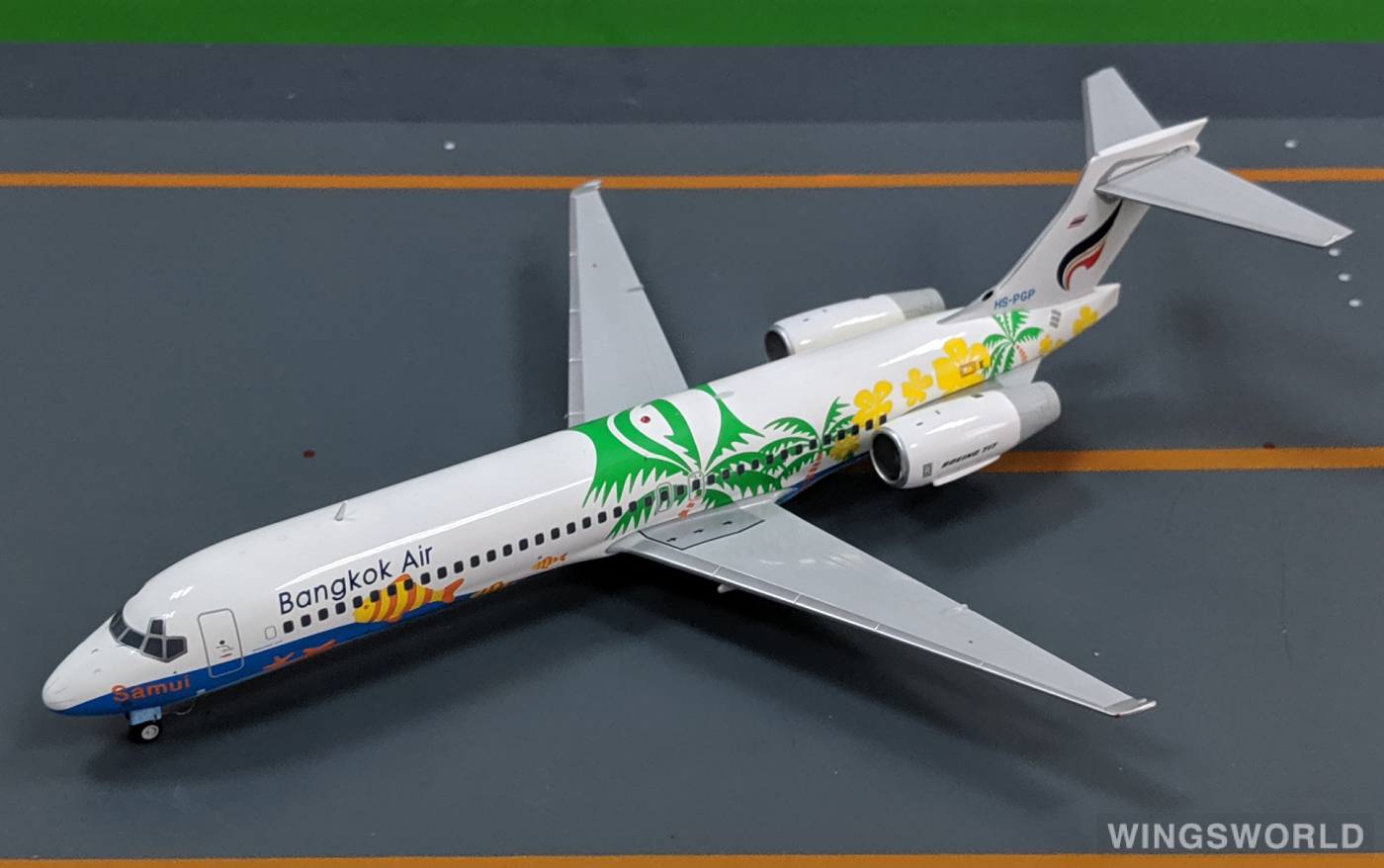 Geminijets 1:200 Boeing 717 Bangkok Airways 曼谷航空 G2BKP649 HS-PGP 的照片 作者:LENOVOChi - 飞机模型世界资料库