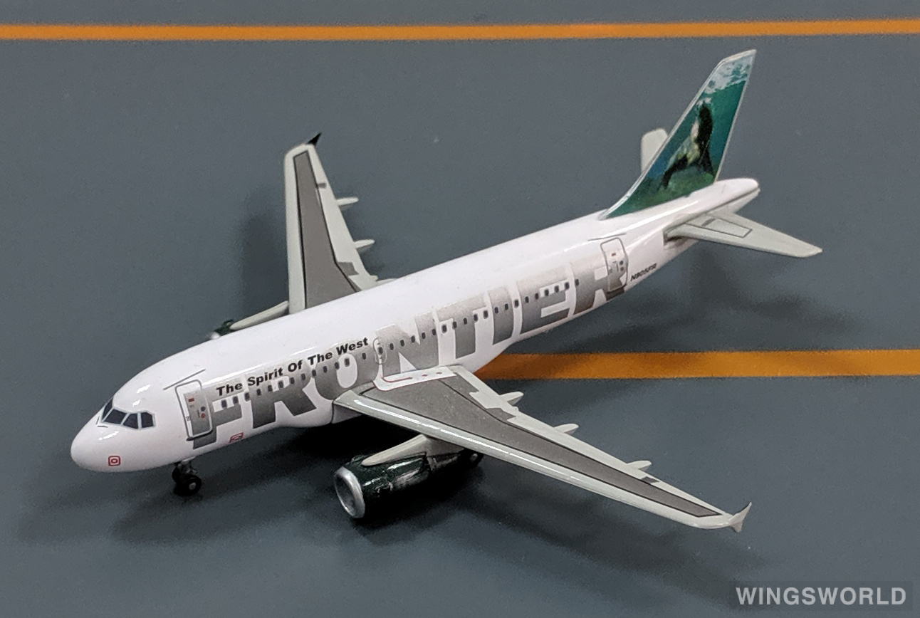 Dragon Models 1:400 Airbus A319 Frontier Airlines 边疆航空 55565 N905FR 的照片 作者:Tomi - 飞机模型世界资料库