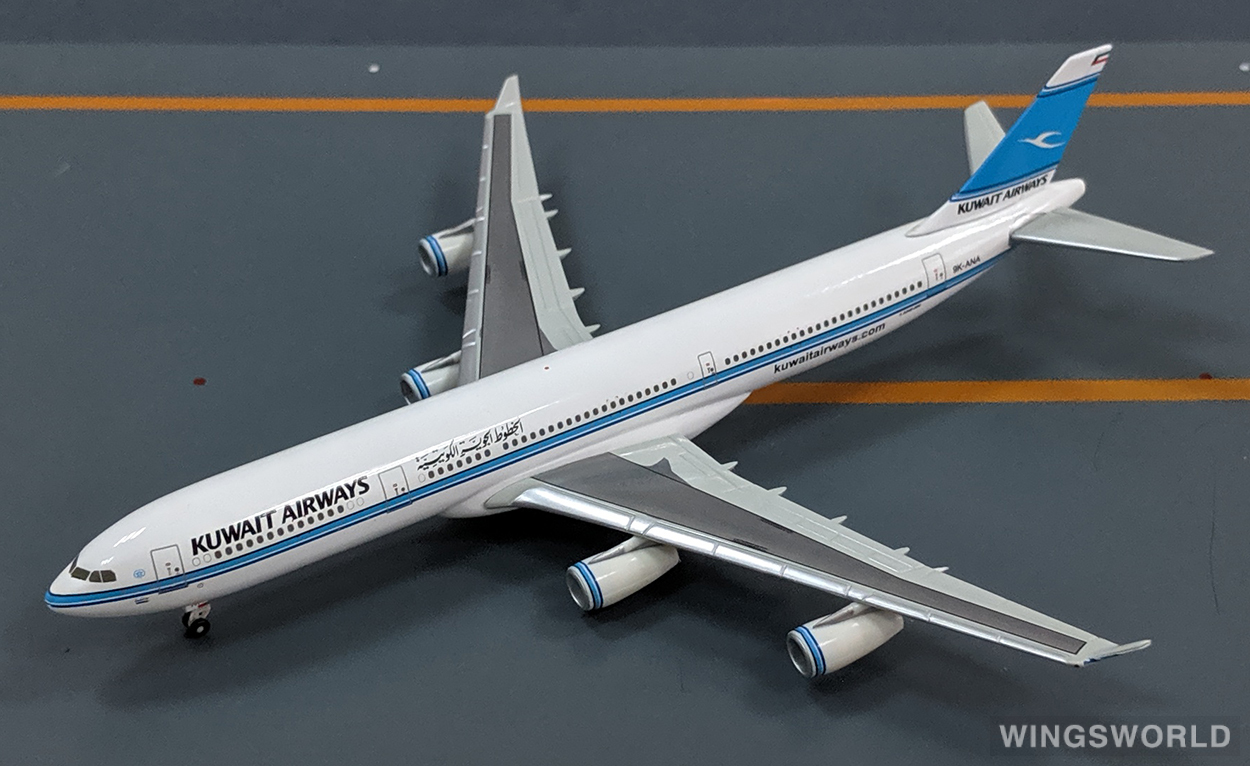 Hogan 1:400 Airbus A340-300 Kuwait Airways 科威特航空 HG9093 9K-ANA 的照片 作者 ...