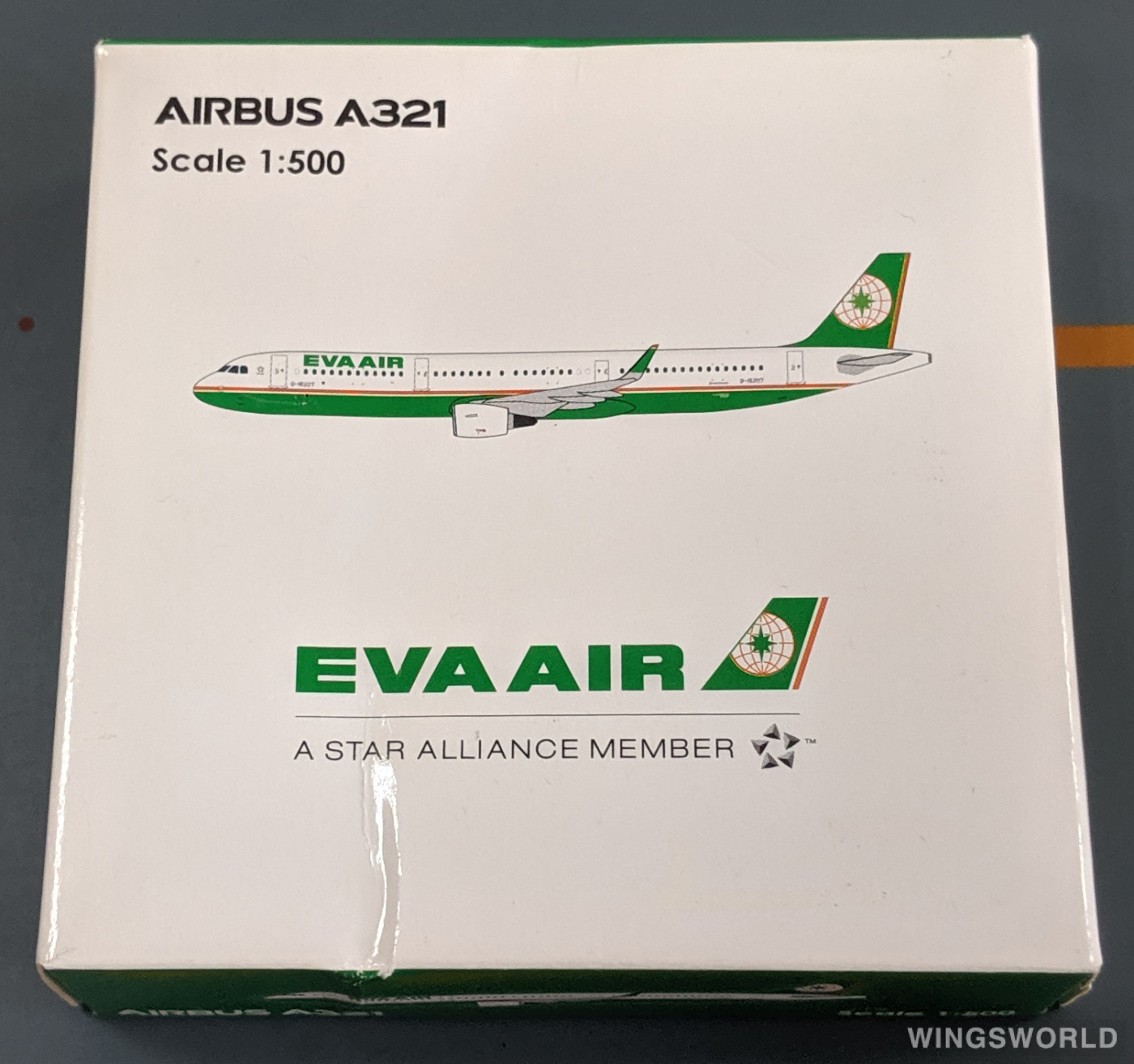 Hogan 1:500 Airbus A321 EVA Air 长荣航空 HG5194 B-16207 的照片 作者:LENOVOChi ...