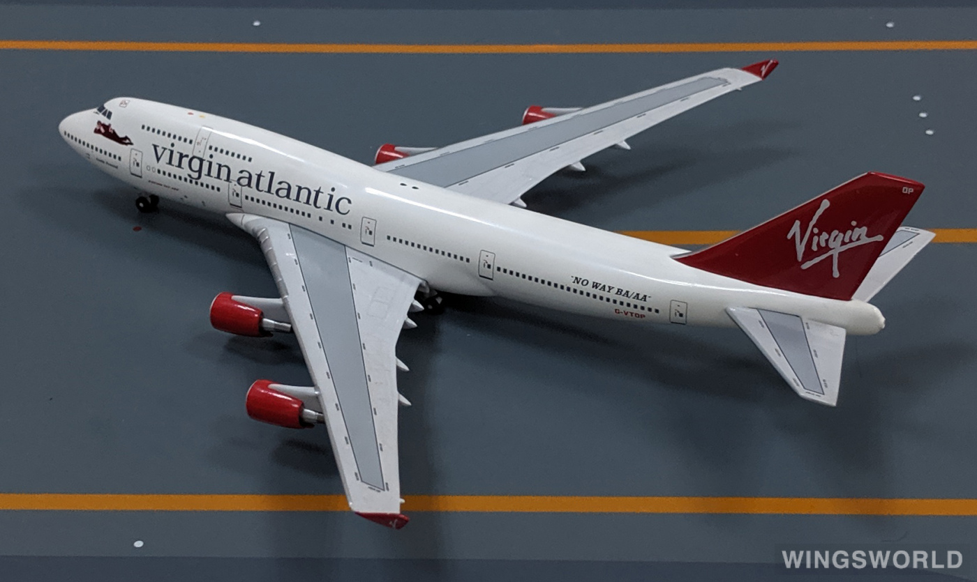 Big Bird 1:400 Boeing 747-400 Virgin Atlantic Airways 维珍航空 BB4-2004-007 ...