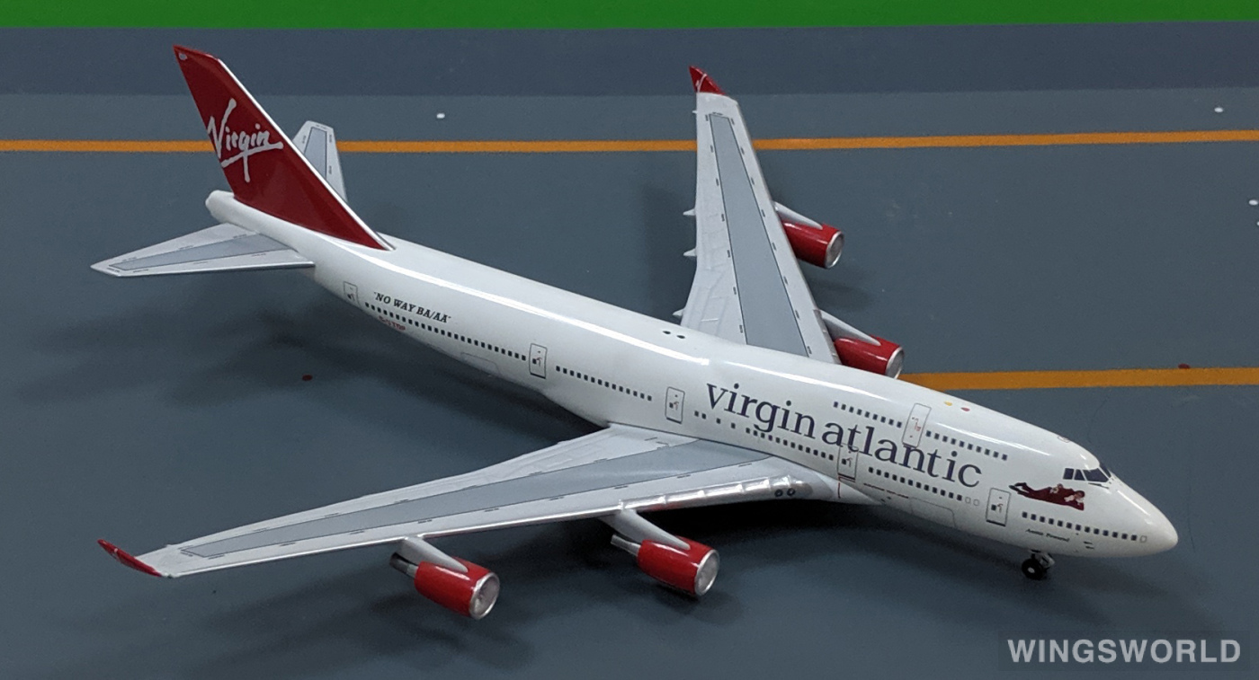 Big Bird 1:400 Boeing 747-400 Virgin Atlantic Airways 维珍航空 BB4-2004-007 ...