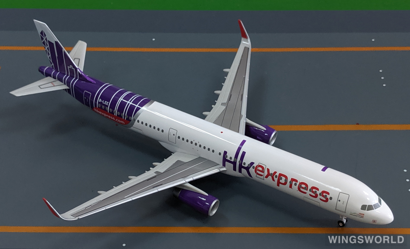 Hogan 1:200 Airbus A321 HK Express 香港快运航空 HG11359GR B-LEE 的照片 作者 ...