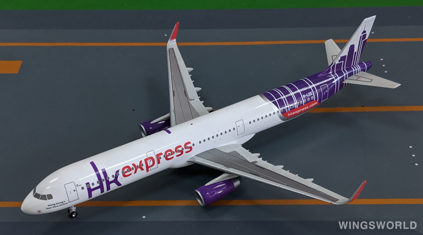 Hogan 1:200 Airbus A321 HK Express 香港快运航空 HG11359GR B-LEE 的照片 作者 ...