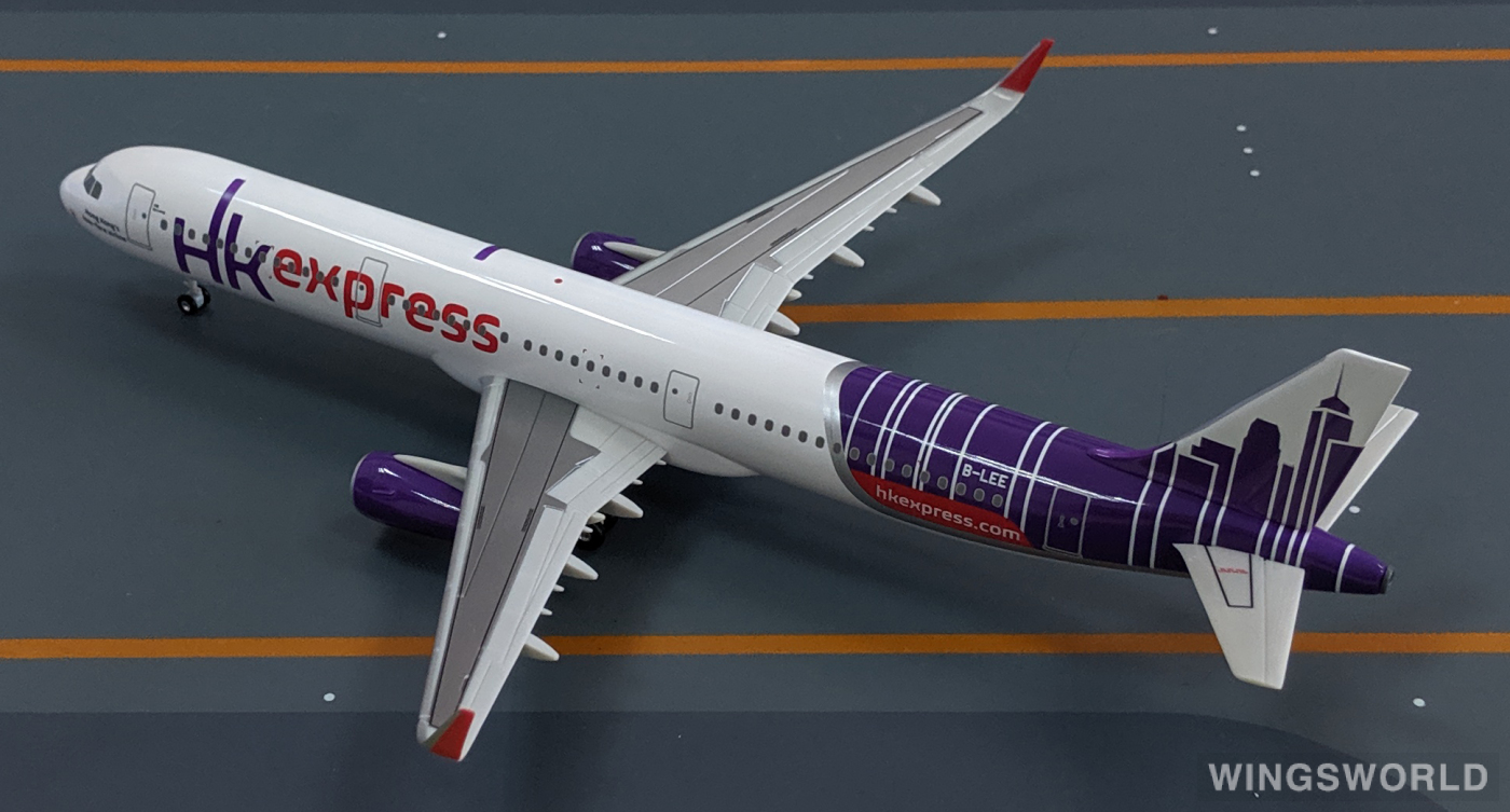 Hogan 1:200 Airbus A321 HK Express 香港快运航空 HG11359GR B-LEE 的照片 作者 ...