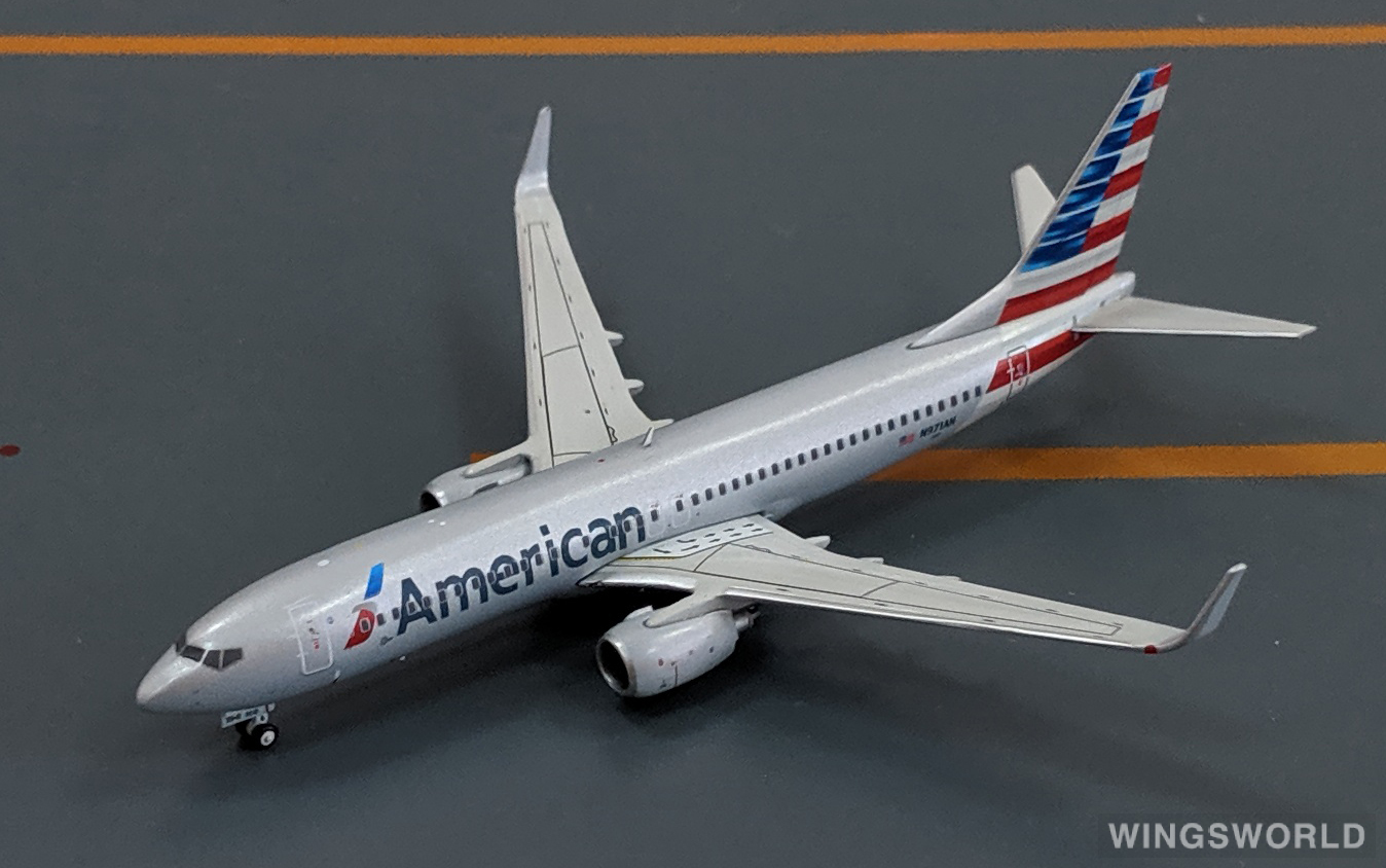 Geminijets 1:400 Boeing 737-800 American Airlines 美国航空 GJAAL1361 N971AN 2012s colors. With ...