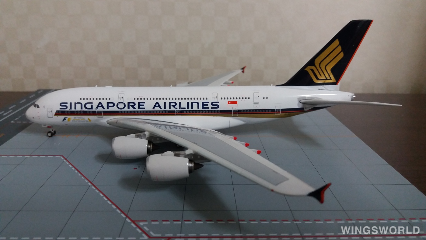 Phoenix 1:400 Airbus A380-800 Singapore Airlines 新加坡航空 PH11014 9V-SKS F1彩绘的照片 作者:DylanA350 - 飞机 ...