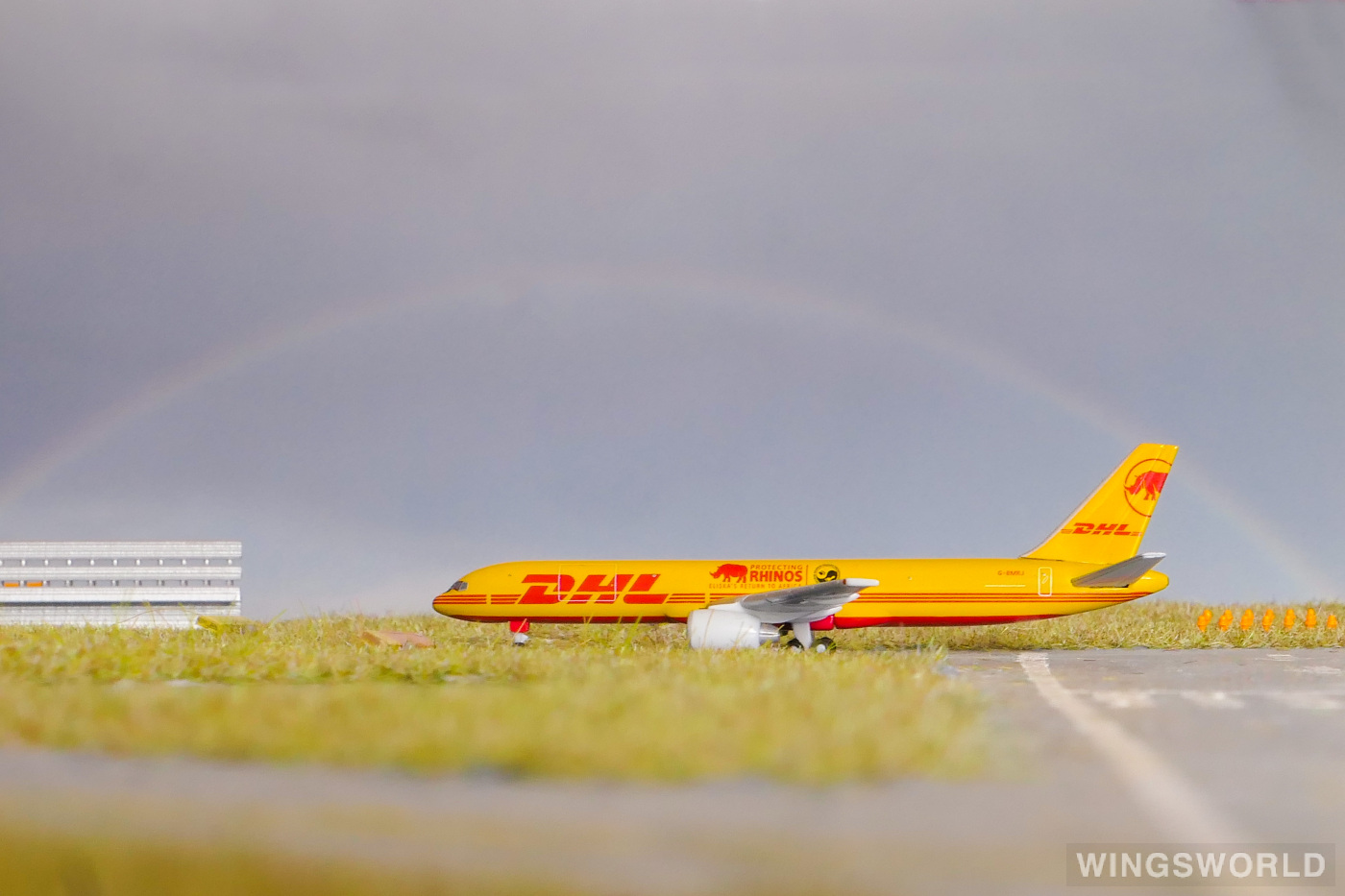 Herpa 1:500 Boeing 757-200 DHL 敦豪 529976 G-BMRJ 的照片 作者:JetblastAUA - 飞机 ...
