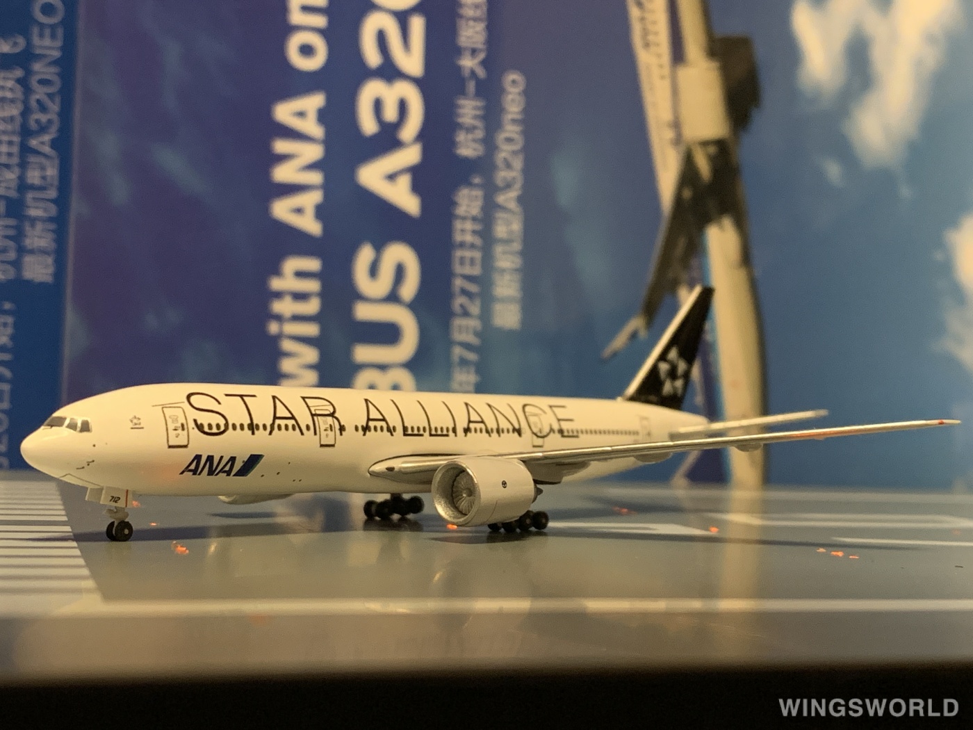 AeroClassics 1:500 Boeing 777-200 ANA 全日空 AC5JA712A JA712A 星空联盟的照片 作者:JohnnyTS - 飞机模型世界资料库