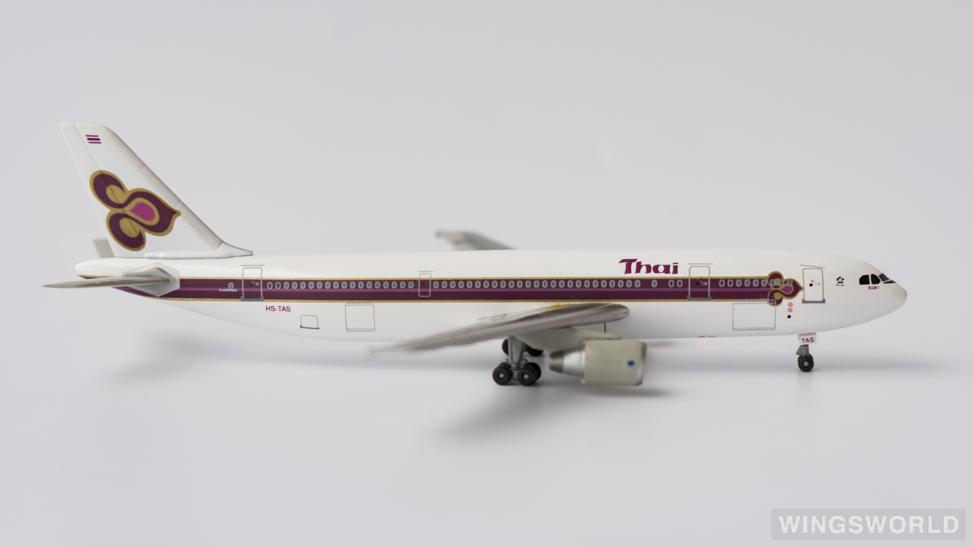 Dragon Models 1:400 Airbus A300-600 Thai Airways 泰国国际航空 55151 HS-TAS 的照片 作者:会说话的树 - 飞机模型世界资料库