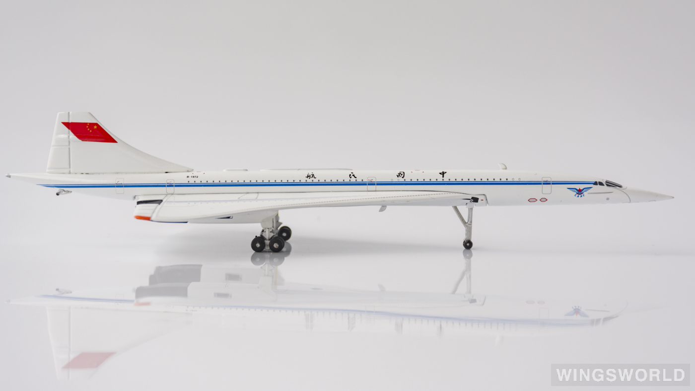 Aviation400 1:400 Concorde CAAC 中国民航 AV4001 B-1972 的照片 作者:会说话的树 - 飞机模型世界资料库