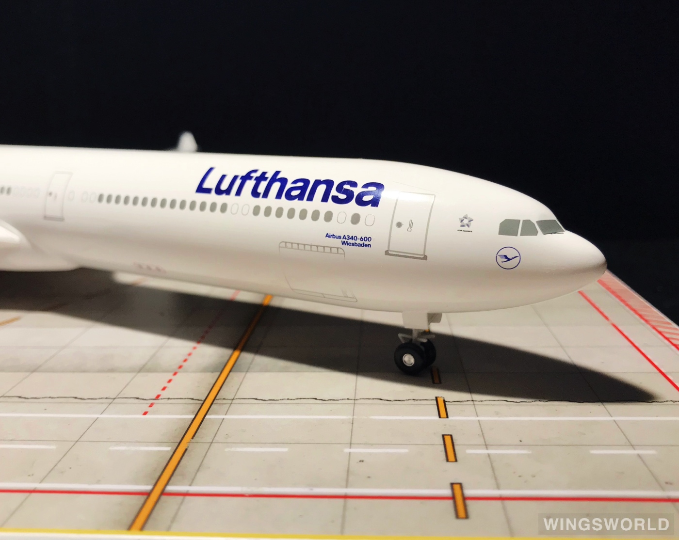 Hogan 1:200 Airbus A340-600 Lufthansa 汉莎航空 LW200DLH005 D-AIHH 的照片 作者 ...