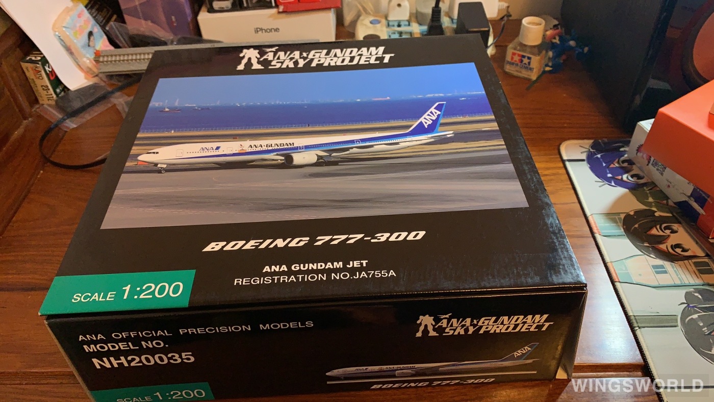 Hogan 1:200 Boeing 777-300 ANA 全日空 NH20035 JA755A 的照片 作者:JohnnyTS - 飞机模型世界资料库