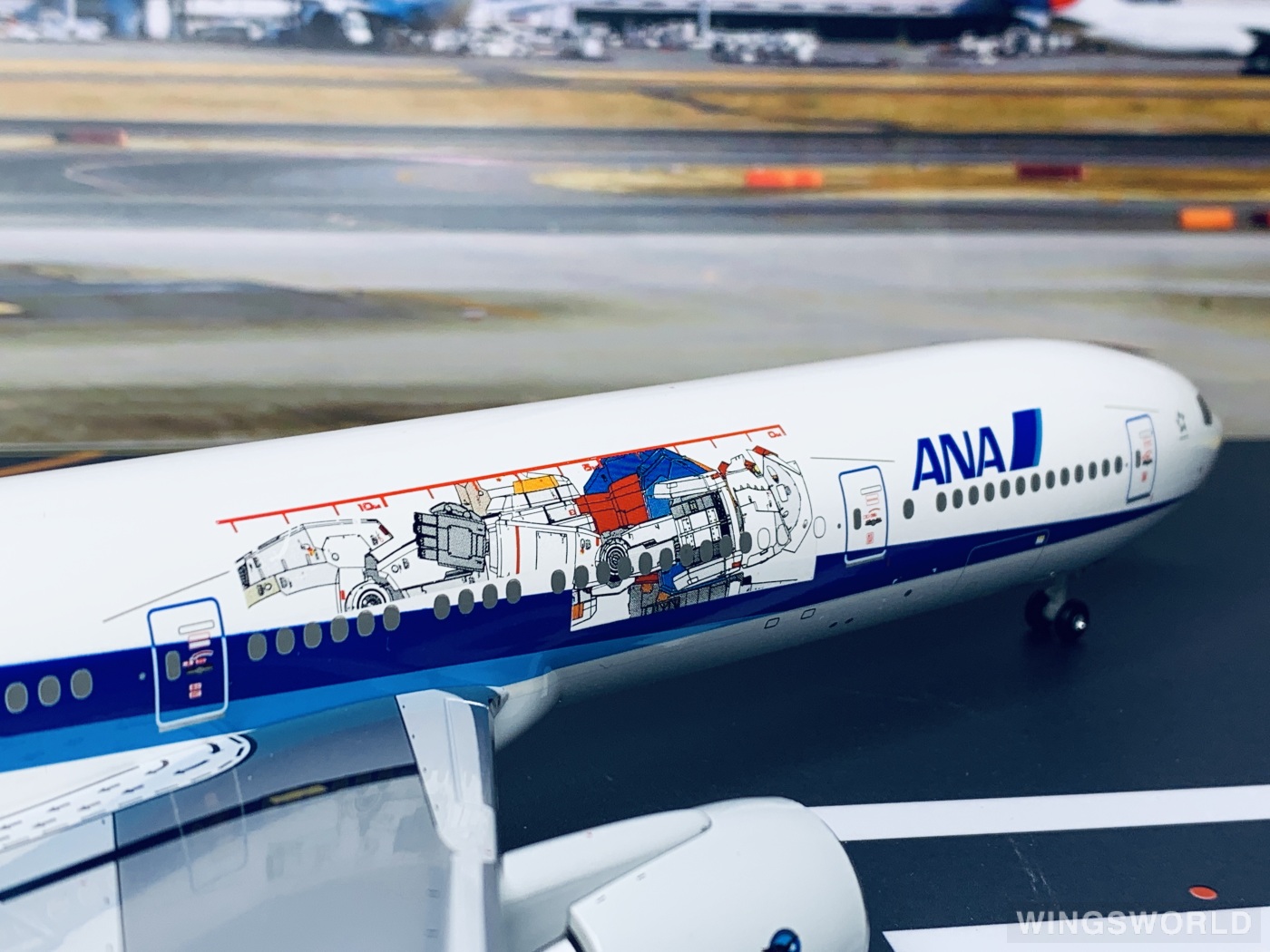 Hogan 1:200 Boeing 777-300 ANA 全日空 NH20035 JA755A 的照片 作者:JohnnyTS - 飞机模型世界资料库