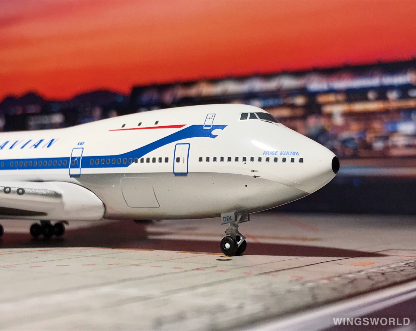 Big Bird 1:400 Boeing 747-200 SAS 北欧航空 ACSEDDL SE-DDL 的照片 作者:_AMG小子 ...