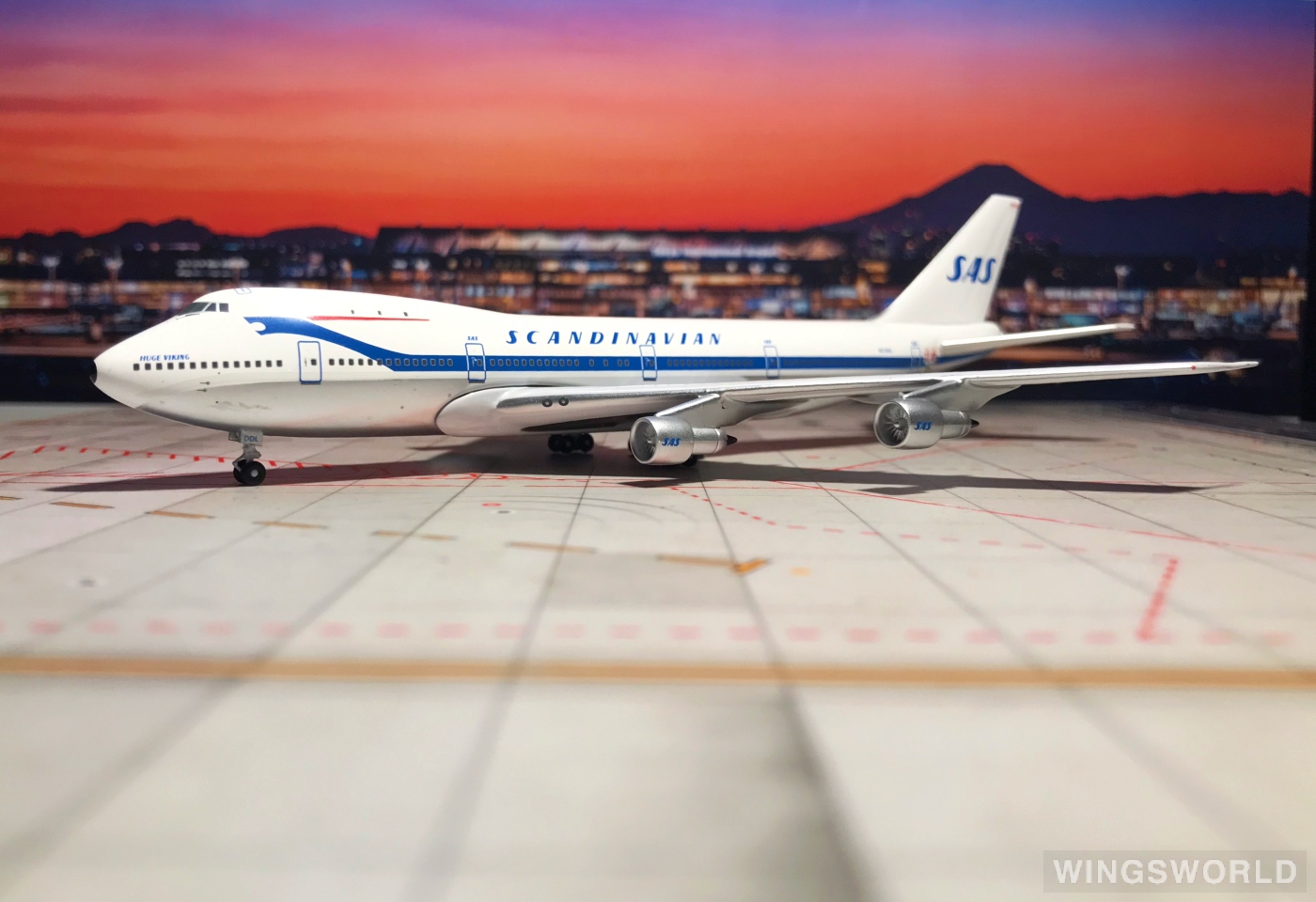 Big Bird 1:400 Boeing 747-200 SAS 北欧航空 ACSEDDL SE-DDL 的照片 作者:_AMG小子 ...