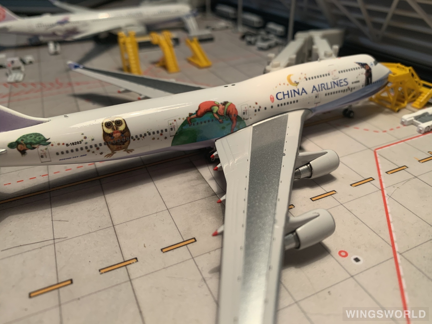 Phoenix 1:400 Boeing 747-400 China Airlines 中华航空 PH10808 B-18203 的照片 作者 ...