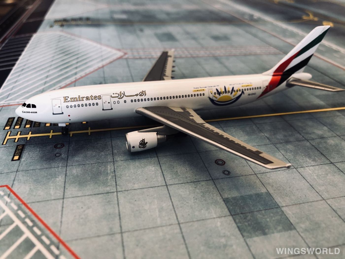 Dragon Models 1:400 Airbus A300-600 Emirates 阿联酋航空 55181C A6-EKO 1990s ...