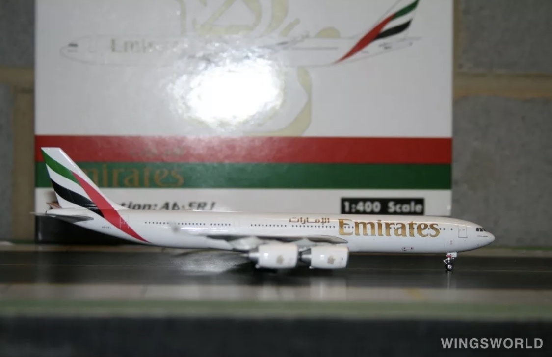 Phoenix 1:400 Airbus A340-500 Emirates 阿联酋航空 PH10470 A6-ERJ 无的照片 作者:长龙要 ...