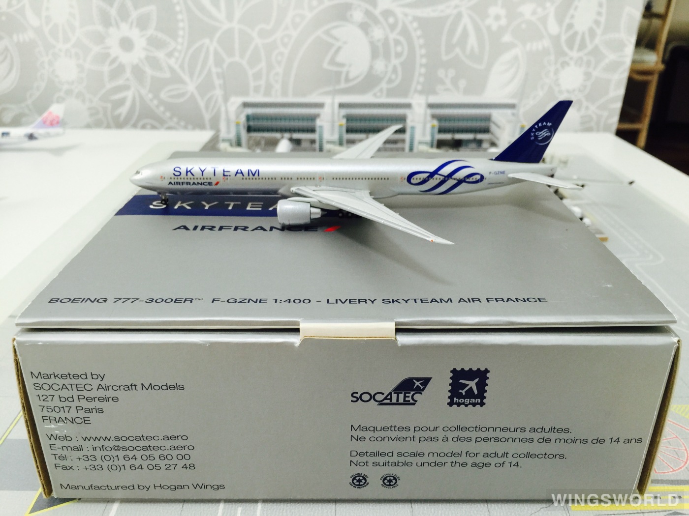 Hogan 1:400 Boeing 777-300 Air France 法国航空 HG9048 F-GZNE 的照片 作者:ww648 ...